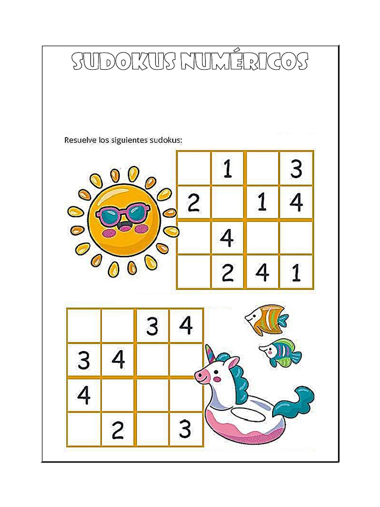 SUDOKU DE NUMEROS | PDF