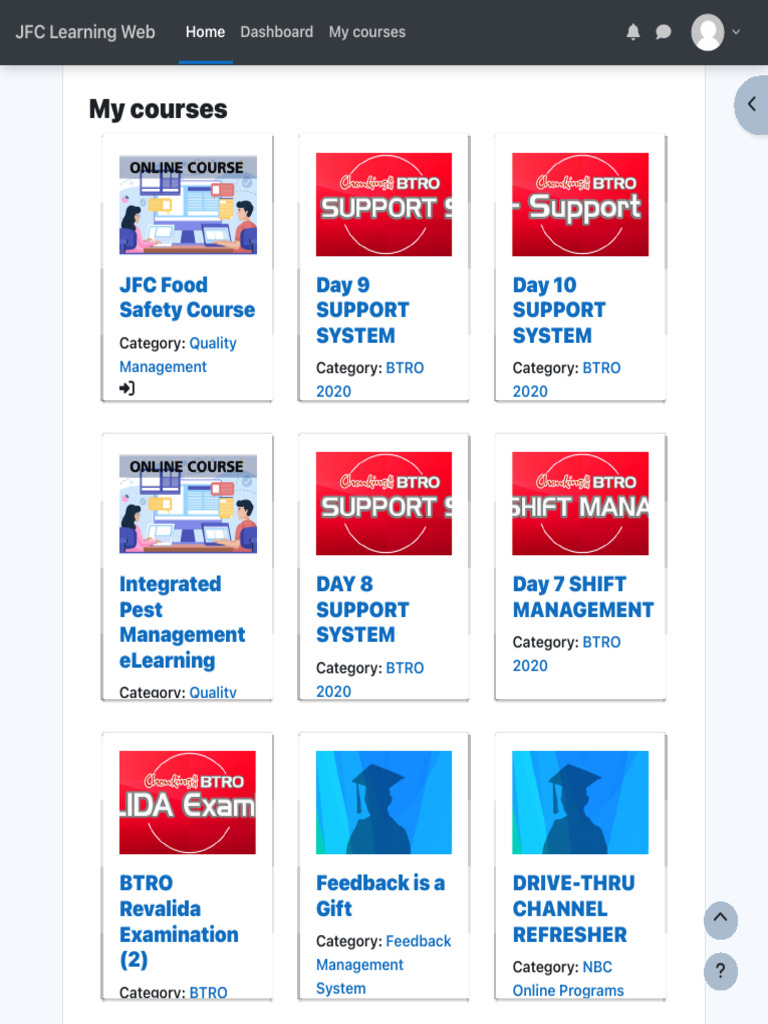 JFC Learning Web | PDF