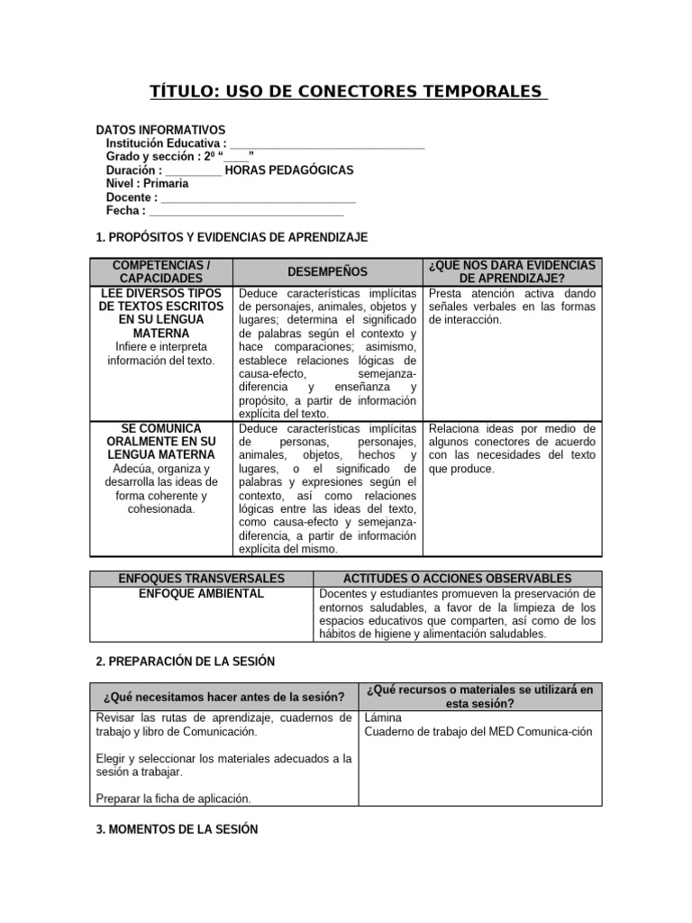 Conector Temporal | PDF