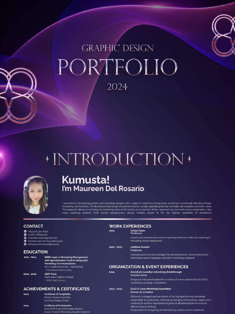 PORTFOLIO 2024 - Maureen Del Rosario | PDF