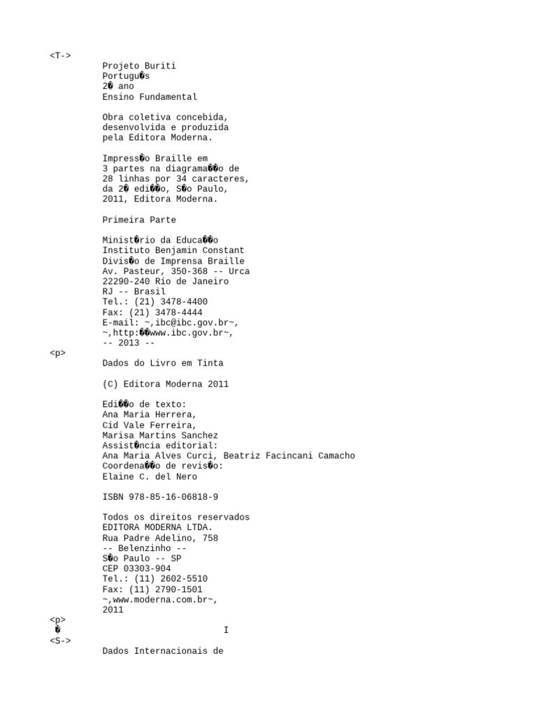 Buriti Portugu S 2 Ano - 1 Parte | PDF