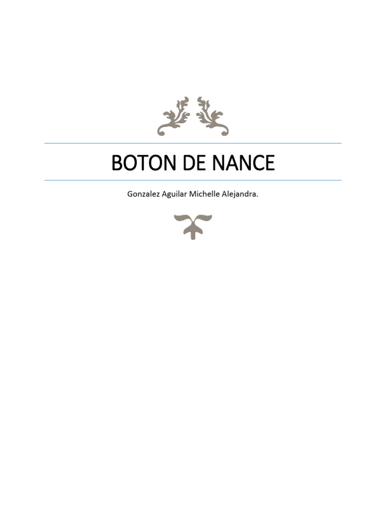 Boton de Nance | PDF