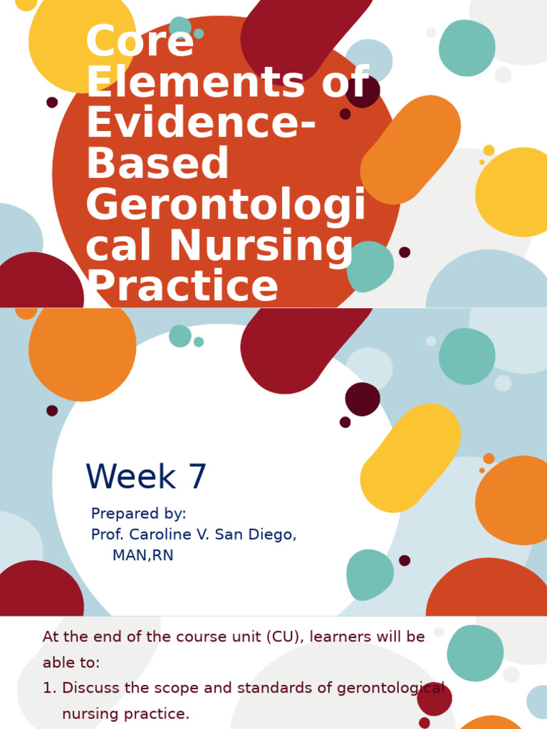 Week 7 (Core Elements) | PDF