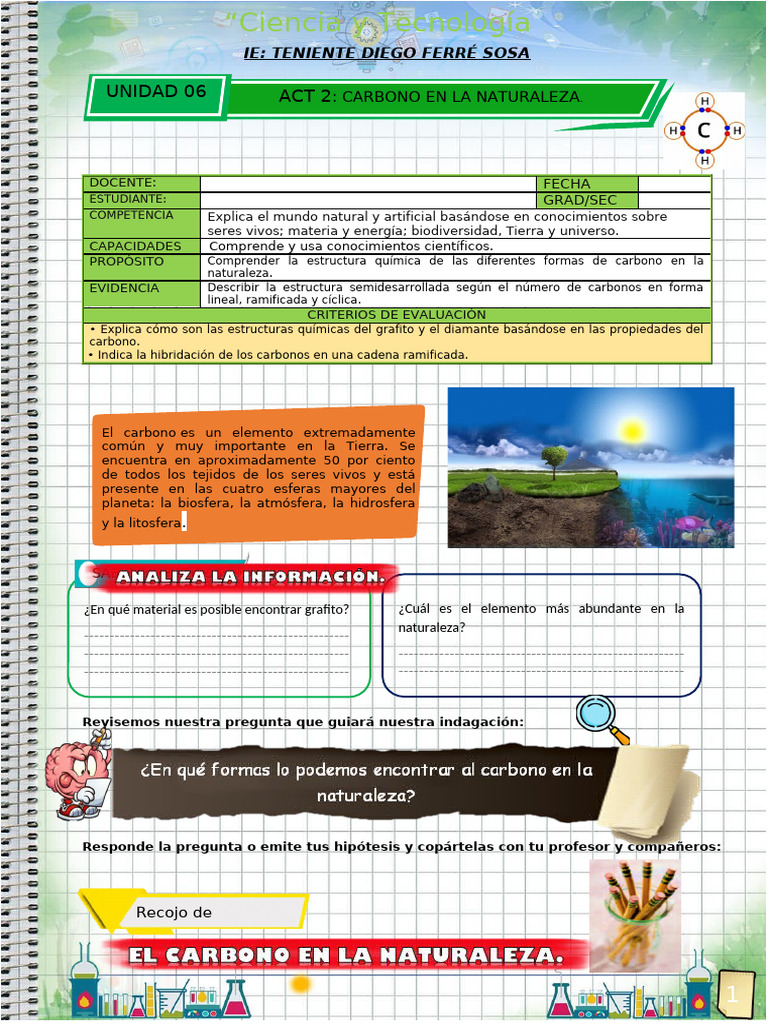 B-3º ACT 2 CYT UND 6 | PDF