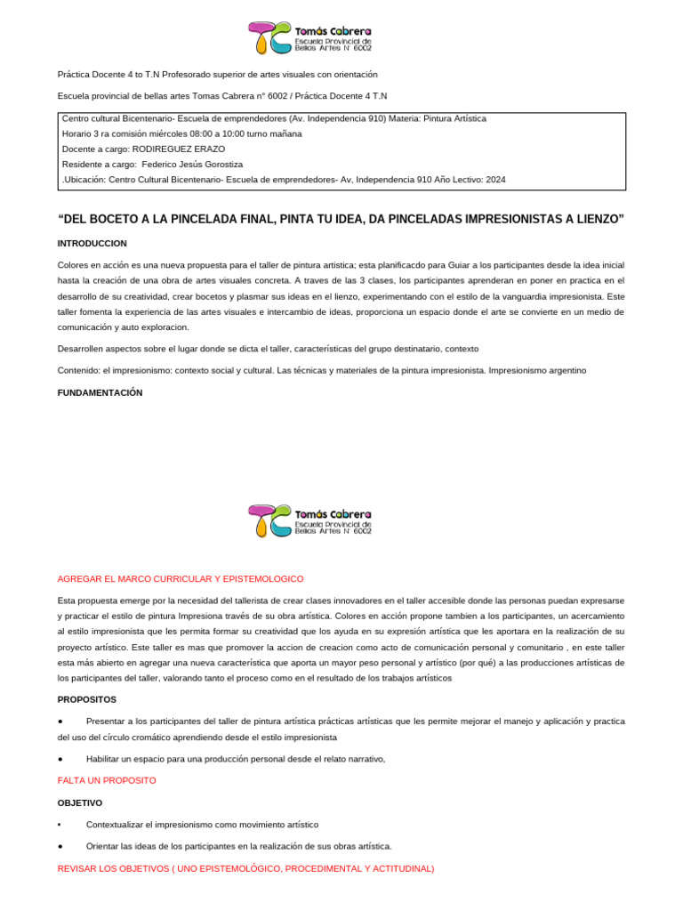 CORRECCION practica no formal . | PDF CORRECCION practica no formal . | PDF