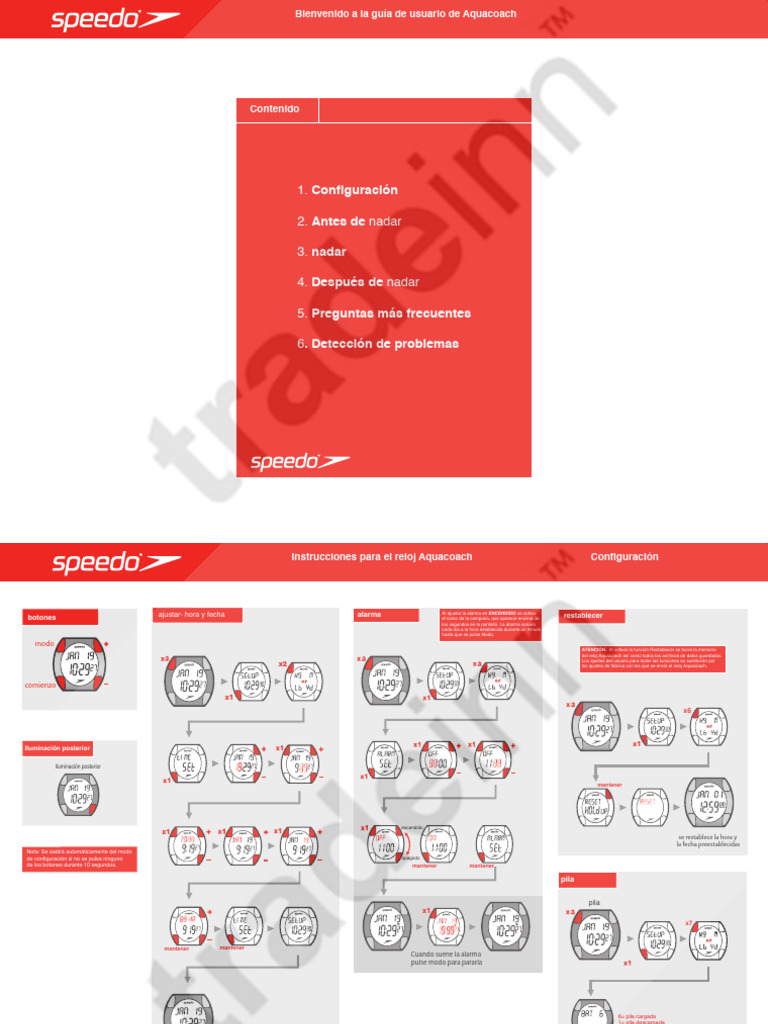 Spa Speedo Manu 22742 | PDF