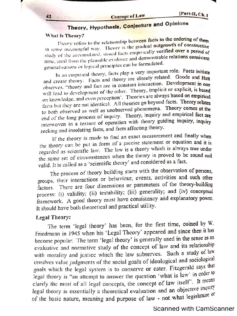 Theory Hypothesis | PDF