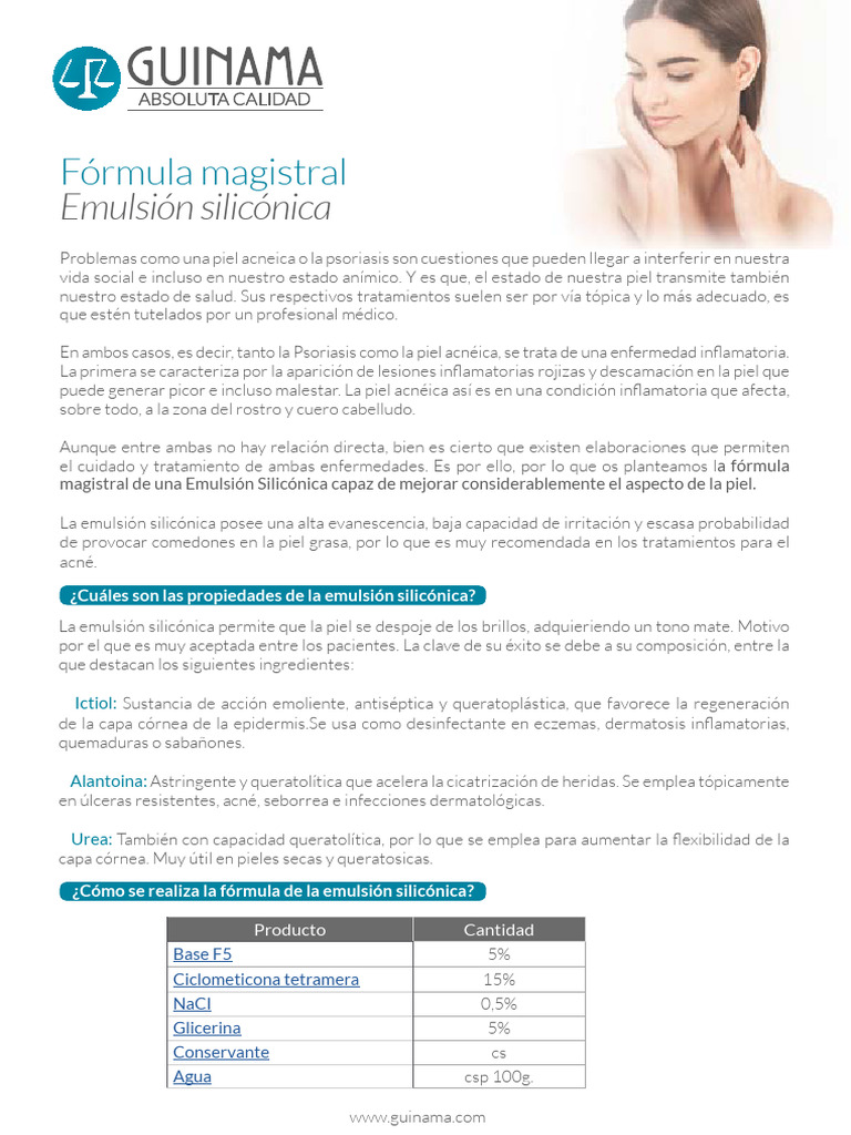 Formula Noviembre Laboratorios GUINAMA | PDF
