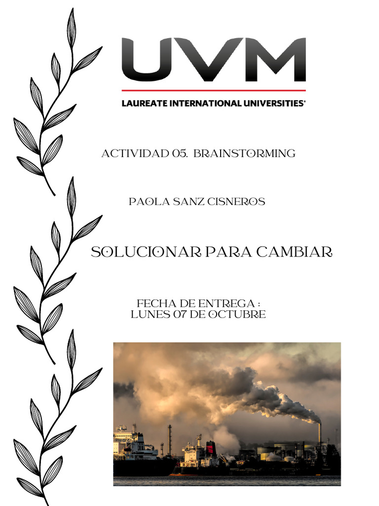 Solucionar para Cambiar: Actividad 05. Brainstorming | PDF
