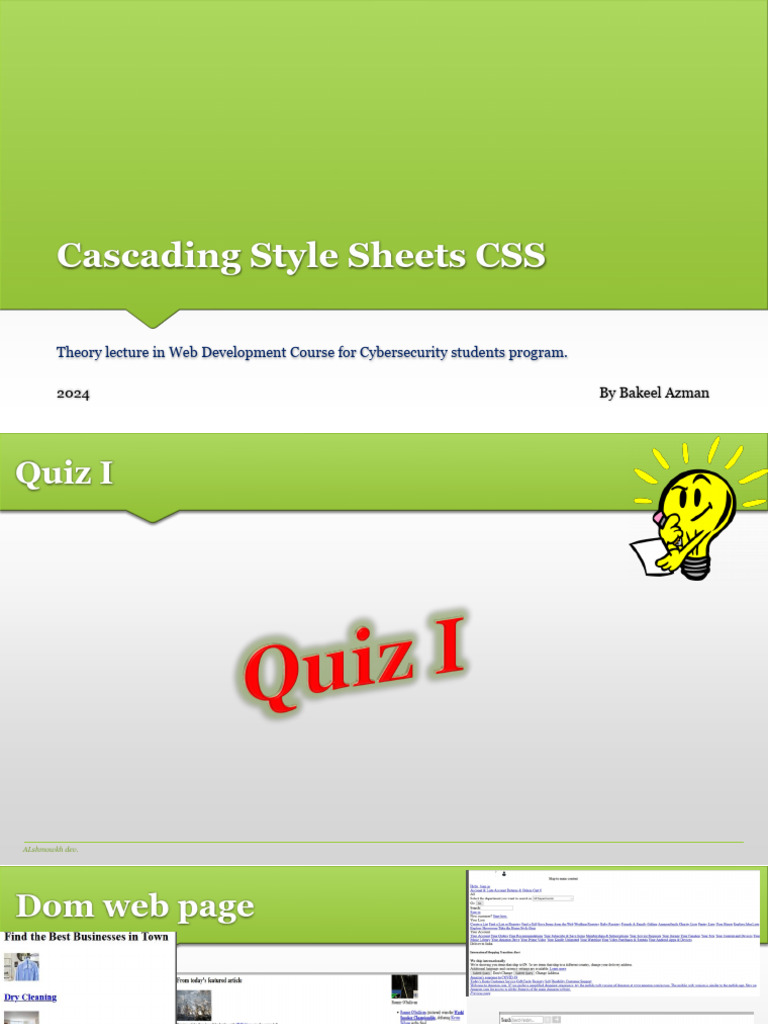 Lec 04 - CSS | PDF