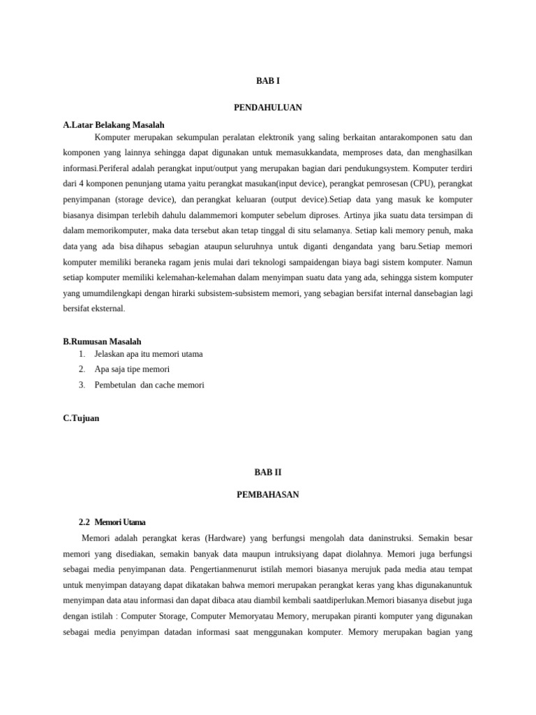 BAB I.docx Tugas Arsitektur | PDF