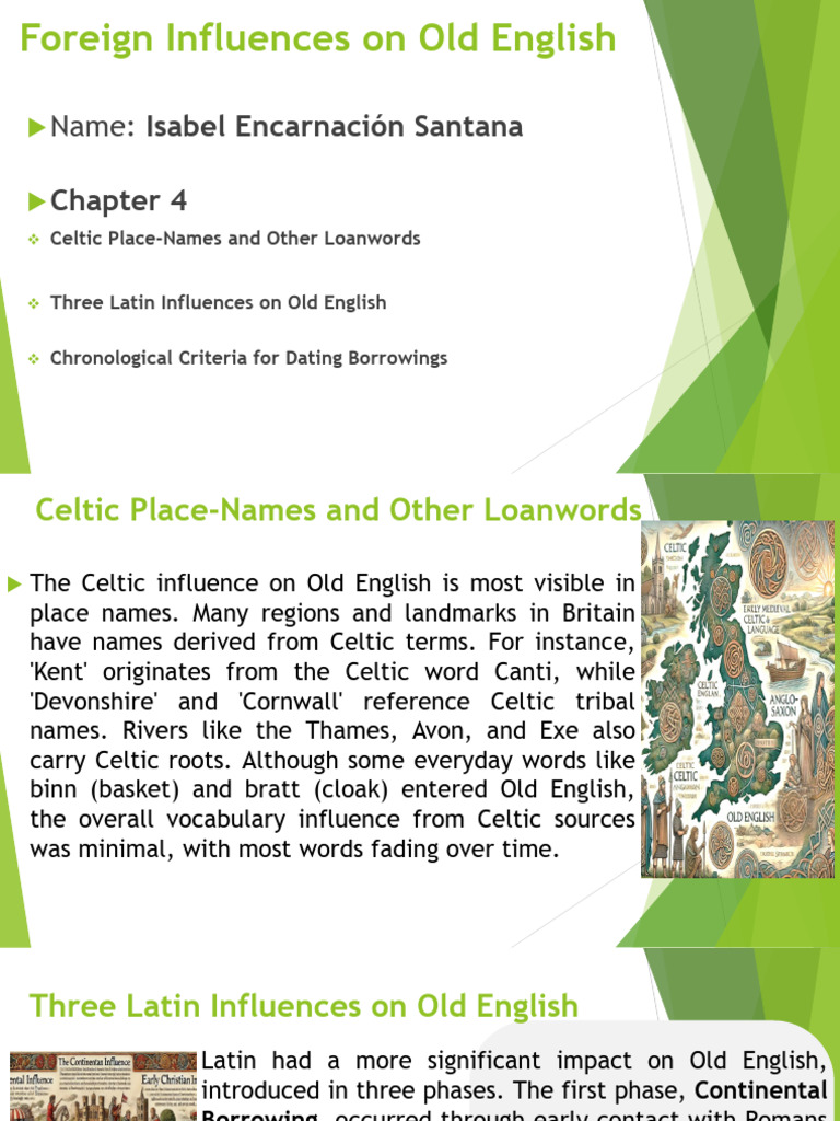 Foreign Influences Old English Presentation | PDF