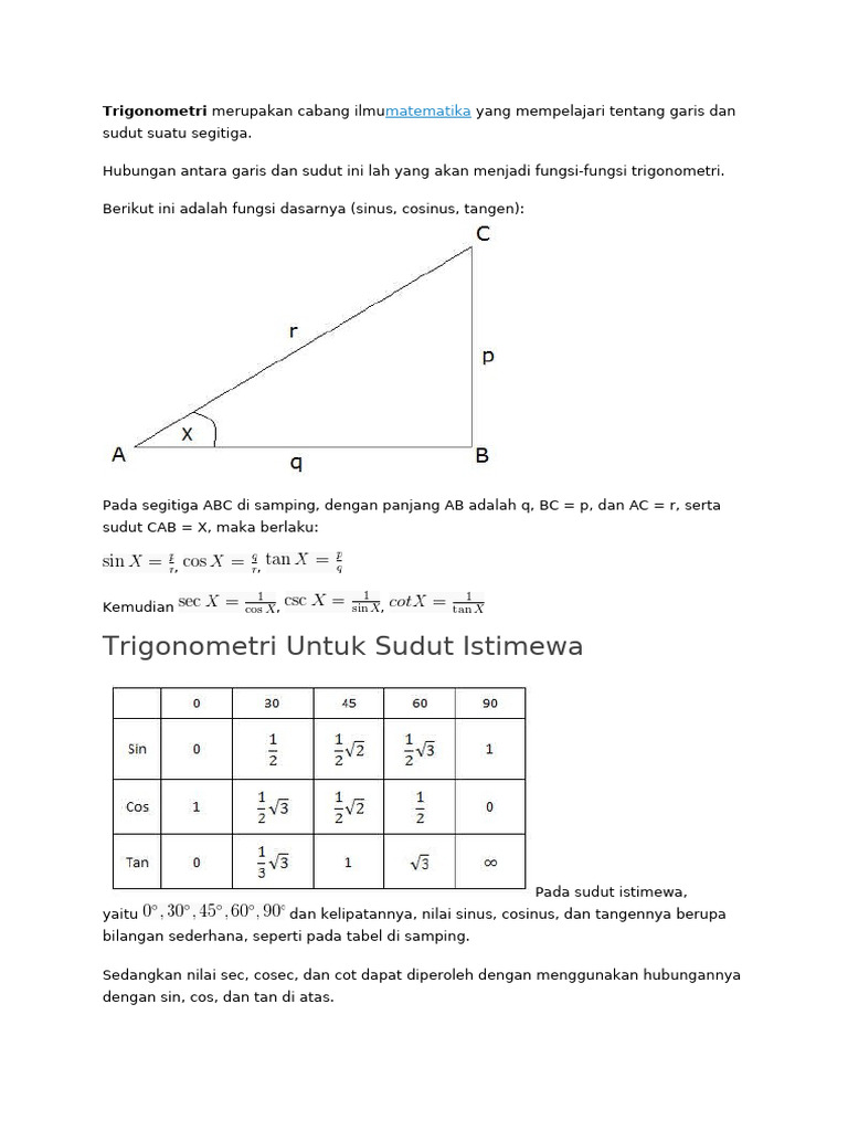 Trigonometri | PDF