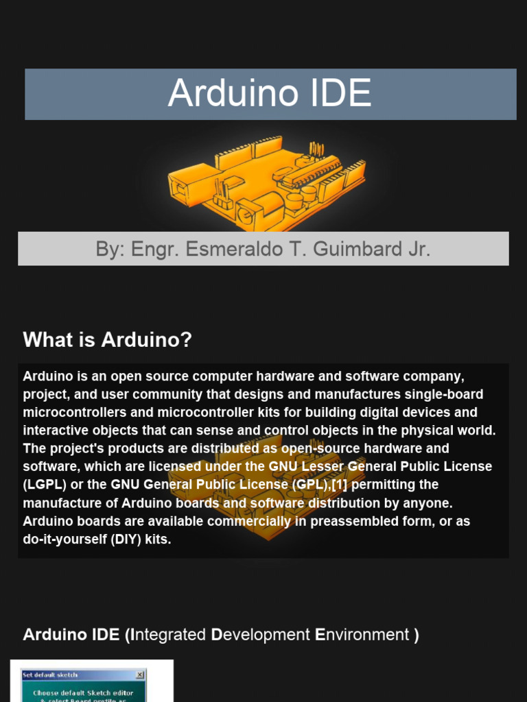 00 Introduction Sketch IDE | PDF