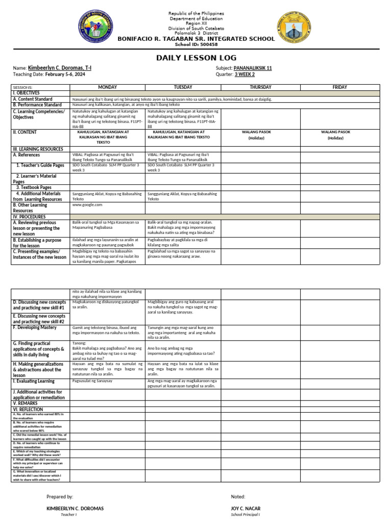 PP Quarter 3 Week 2 | PDF