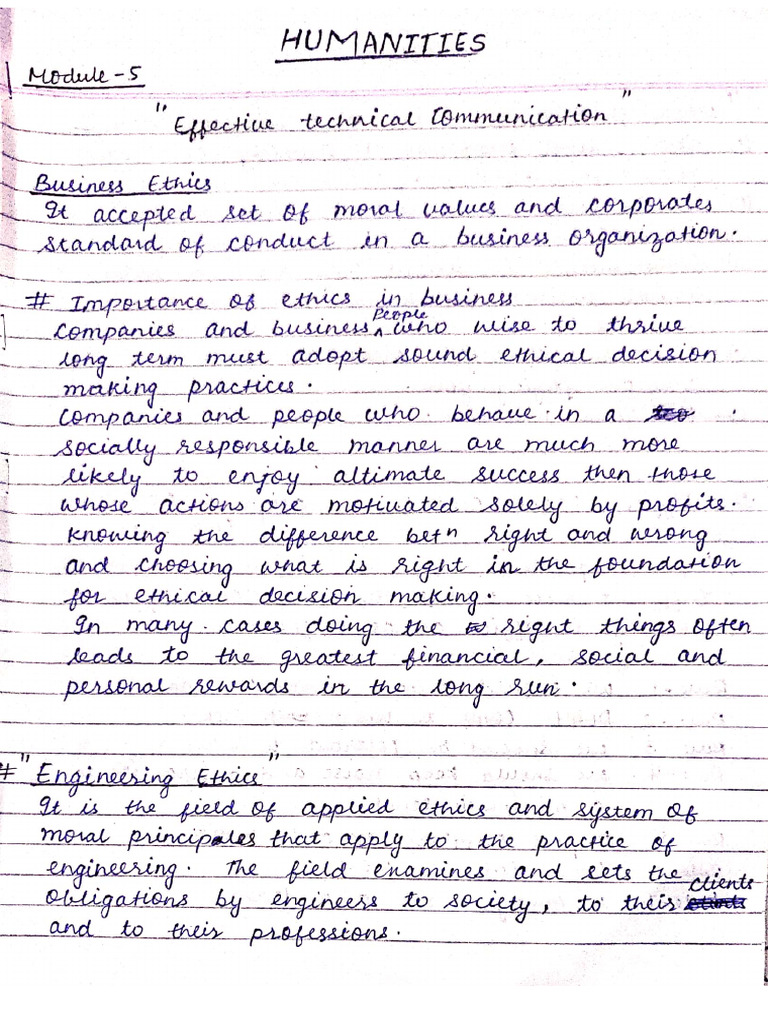 Humanities 3rd Sem Full Notes | PDF