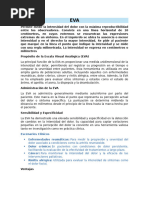 Escala Visual Análoga (EVA) | PDF | Dolor | Terapia
