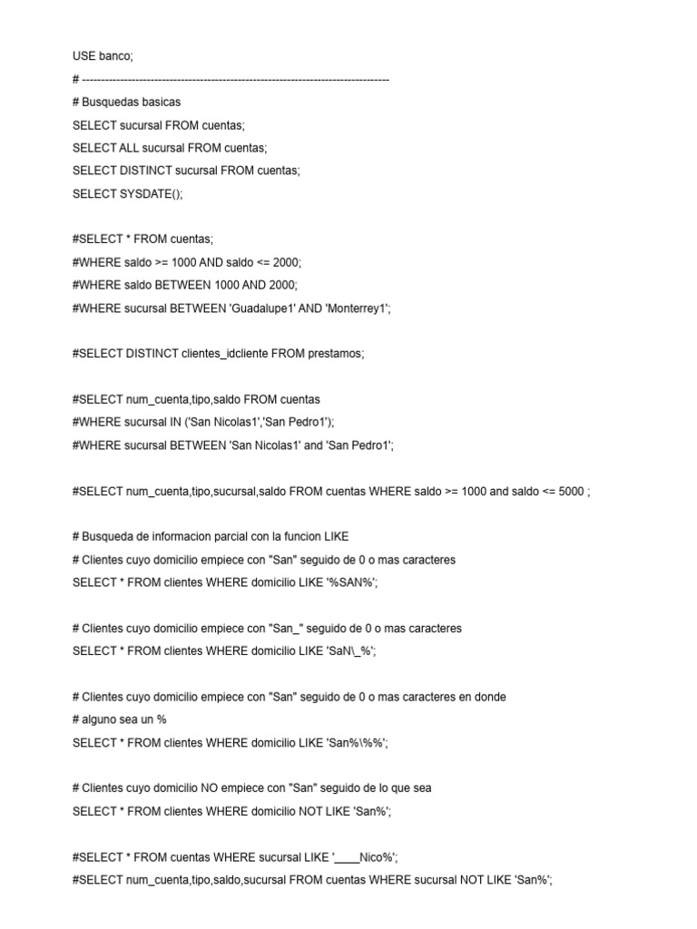 SQL | PDF