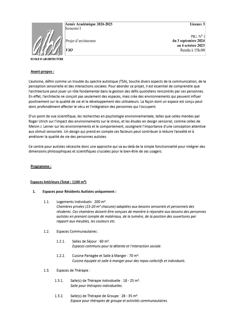 L3-Prj 1-2024-2025 - VIO | PDF