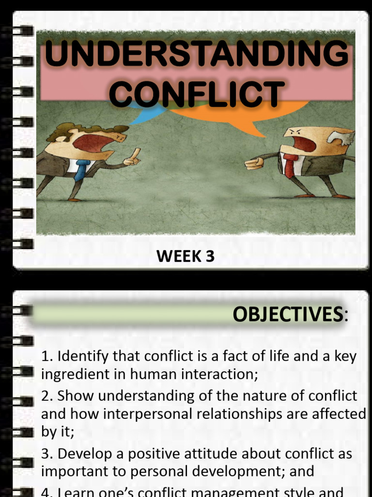 Q1 W3 Understanding Conflict | PDF
