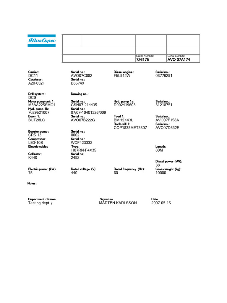H281 Datos de Entrega | PDF