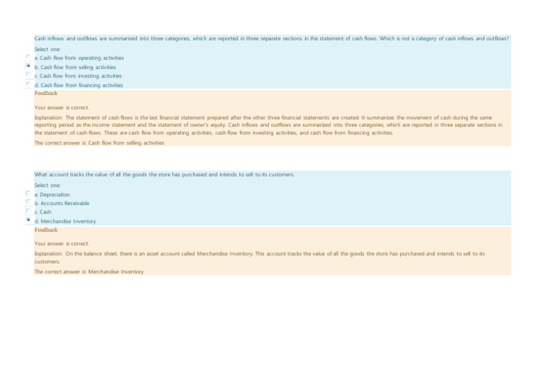 Chapter 2 Practice Questions | PDF