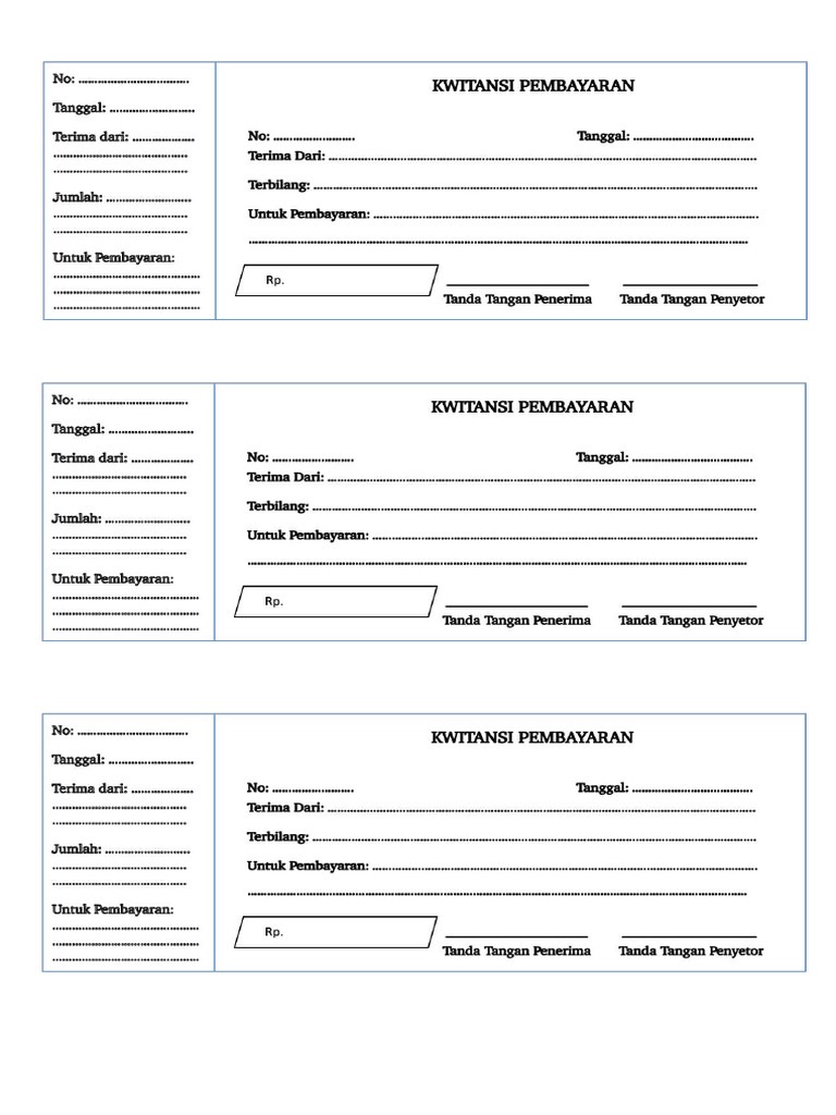 KWITANSI | PDF