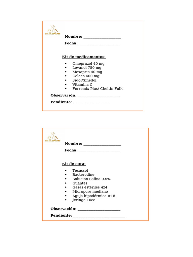 Indicadores de Kit | PDF