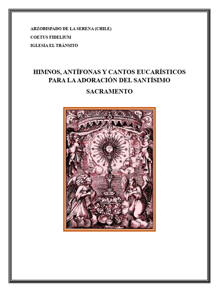 Cantos Eucarísticos | PDF