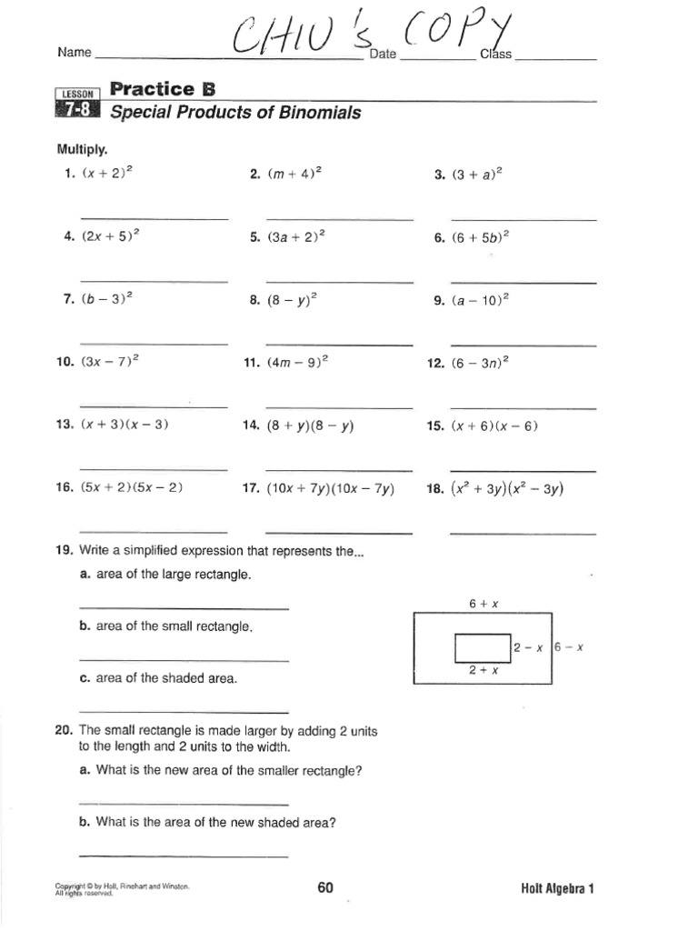 L27-2 Worksheet6 Factoring | PDF