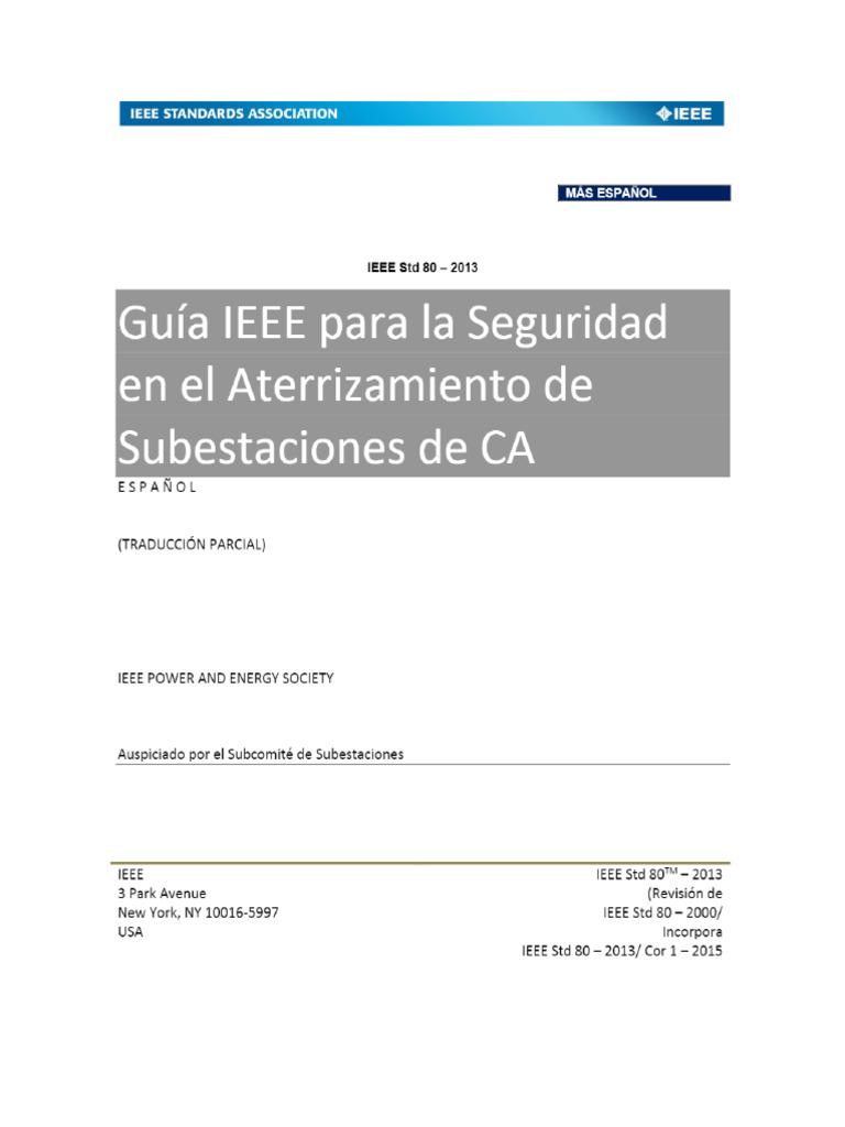 IEEE 80 Español | PDF
