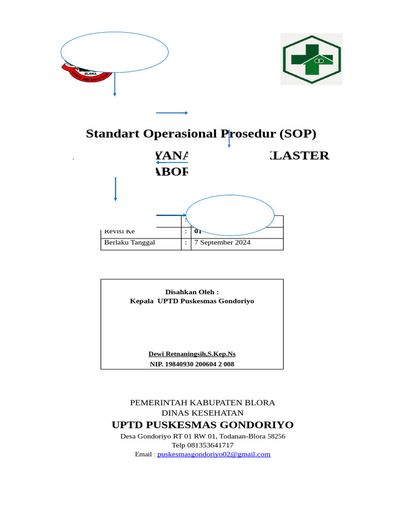 SOP ALUR PELAYANAN LABORATORIUM Revisi | PDF