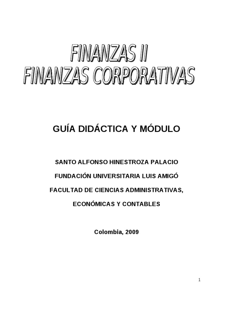 Finanzas II | PDF | Bolsa | Bancos