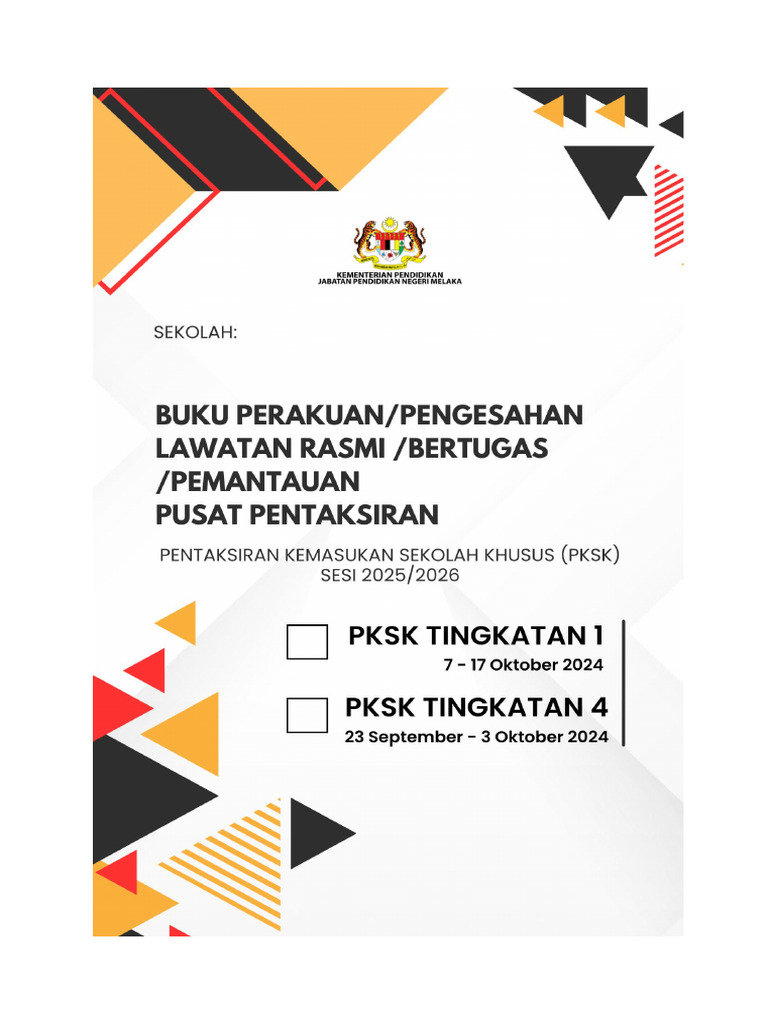 2024 Buku Kecil Lawatan PKSK | PDF