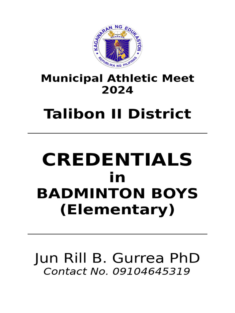 Folder LAbel Municipal Meet | PDF