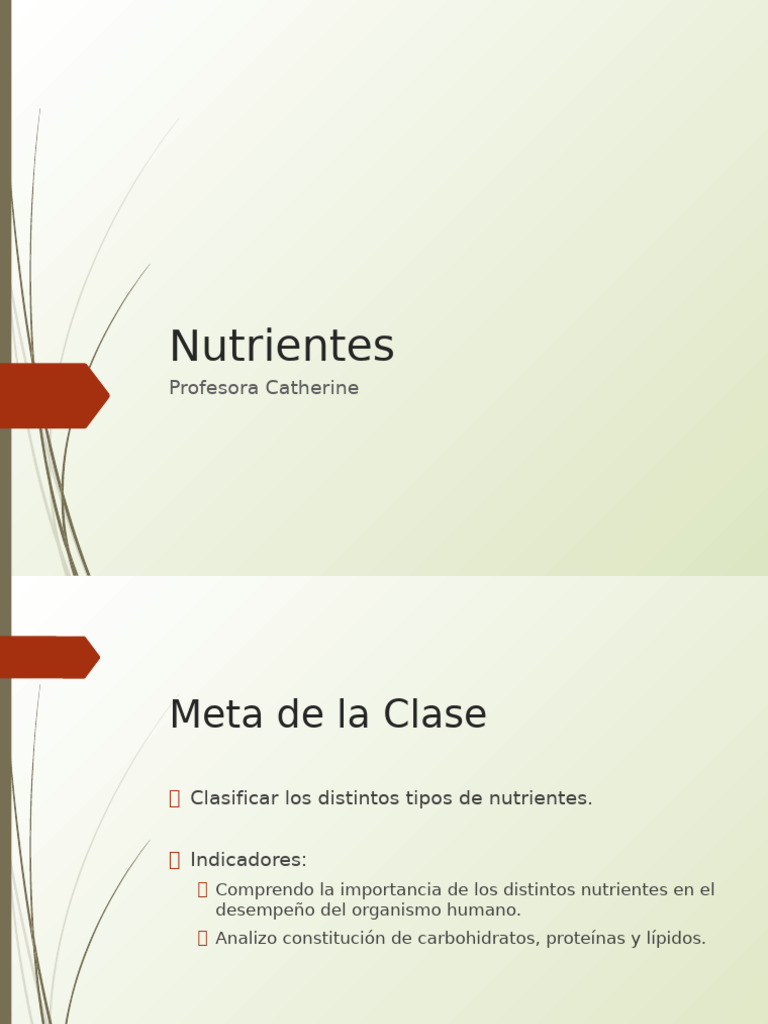 Nutrientes | PDF
