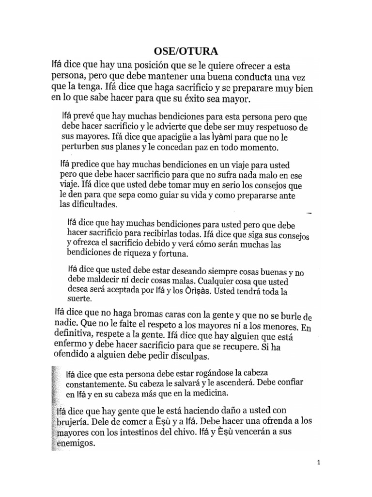 14 Ose Otura | PDF