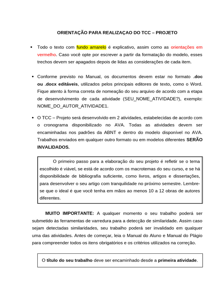 Modelo TCC 1 2 | PDF | Citación