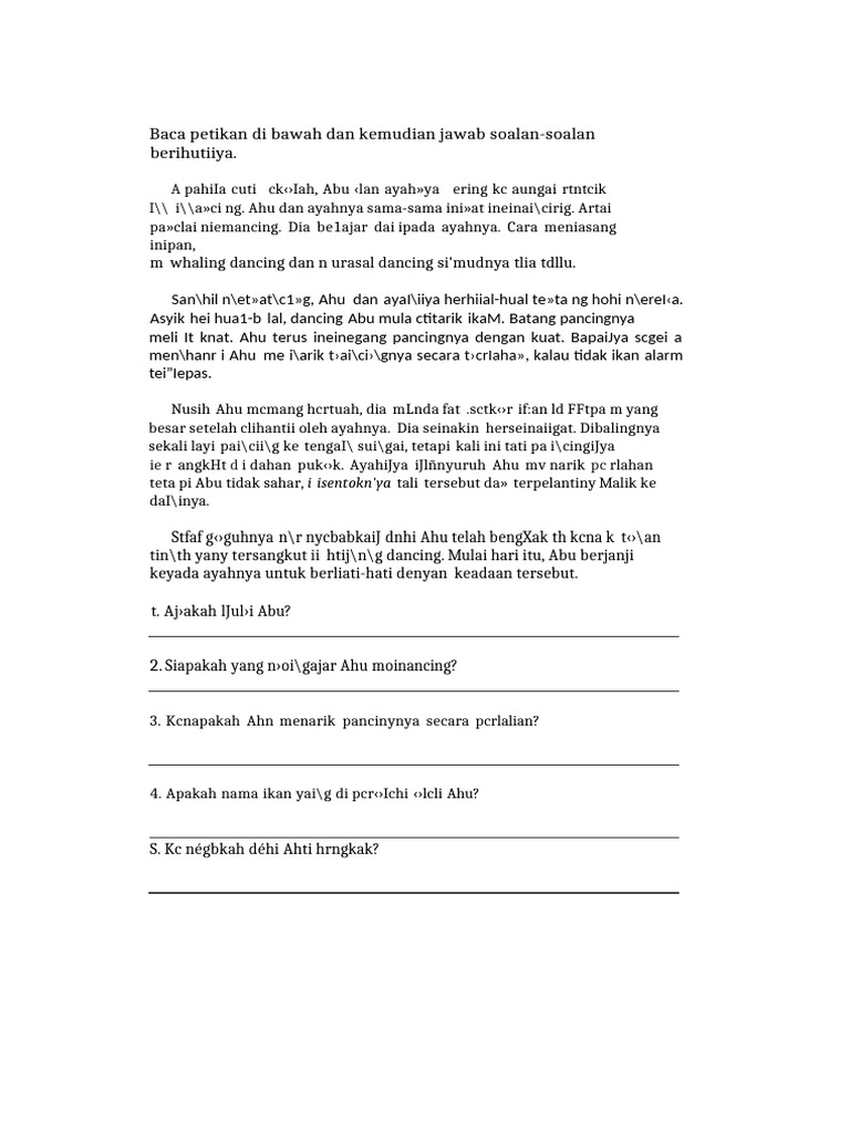 Bahasa Melayu Peralihan | PDF