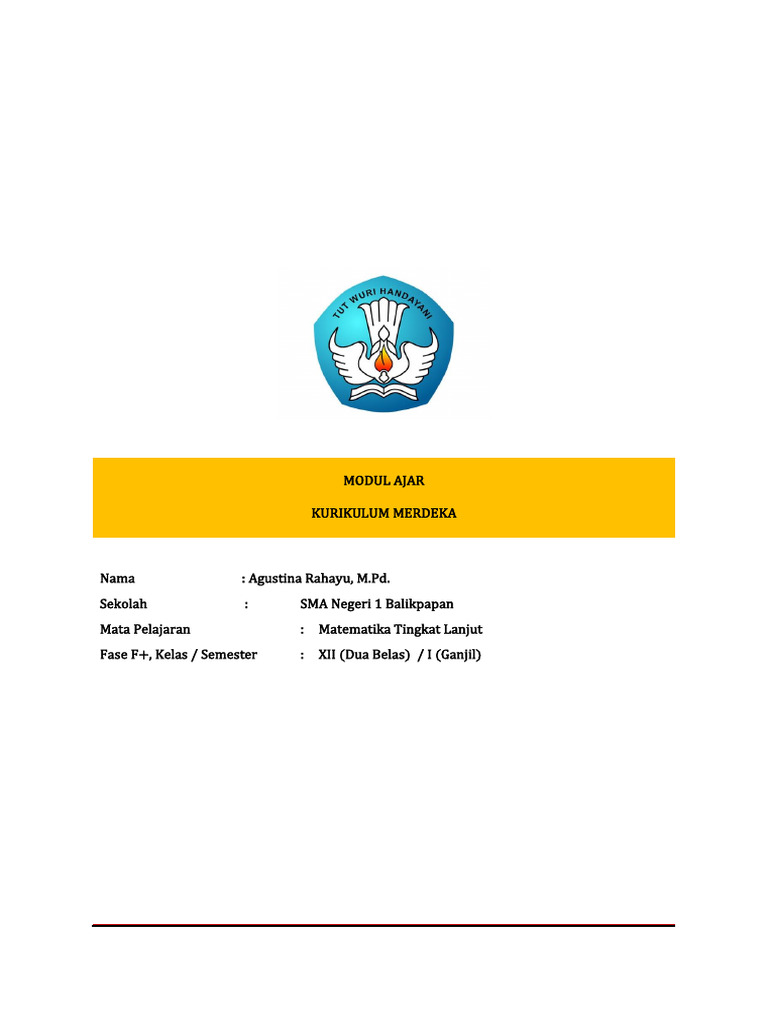 Modul Ajar-Elips-Agustina Rahayu | PDF