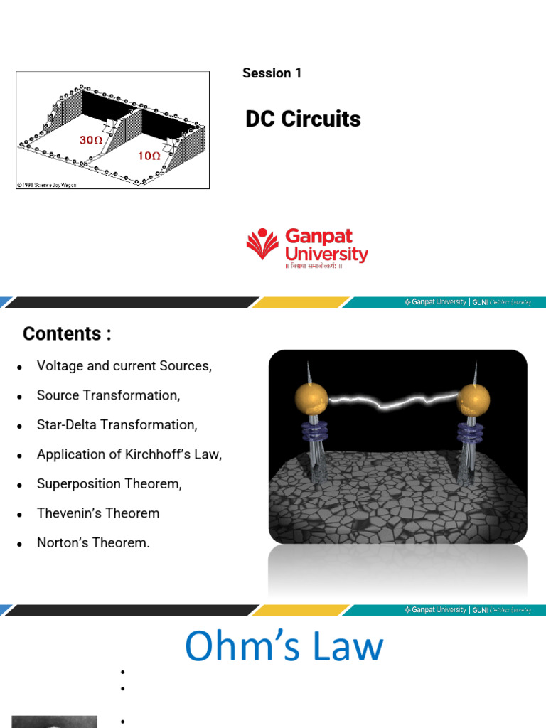 DC Circuits | PDF