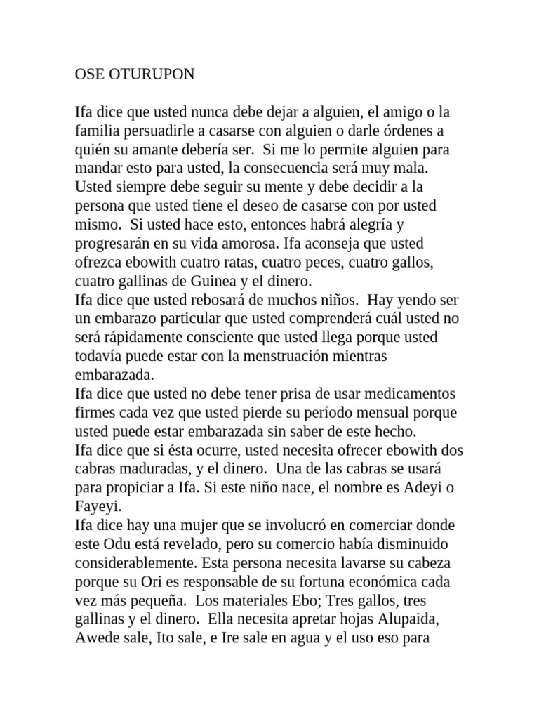 12 Ose Oturupon | PDF