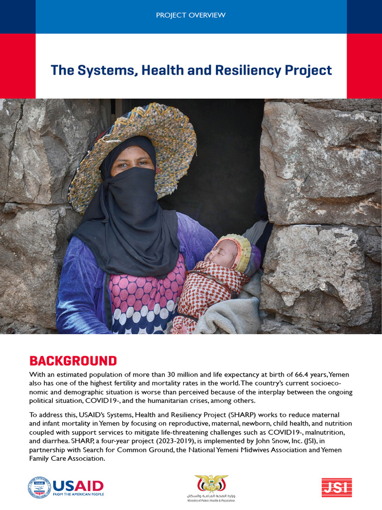 Project Overview - The Systems Health and Resiliency Project | PDF