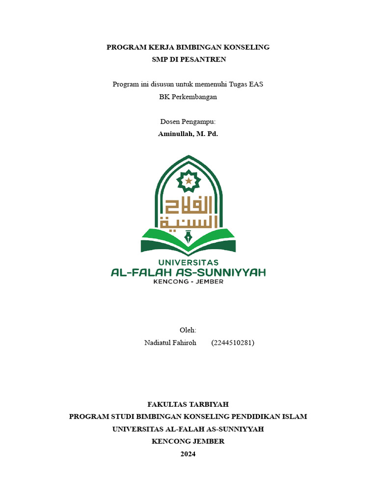 Program Bimbingan Konseling | PDF