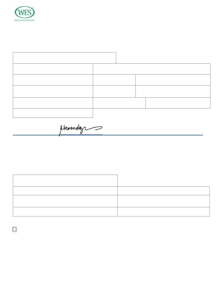Final-WES ACADEMIC FORM-12 | PDF