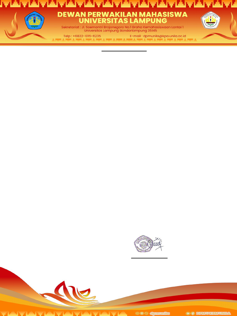 Kepanitiaan Sekolah Legislatif DPM U 2024 | PDF