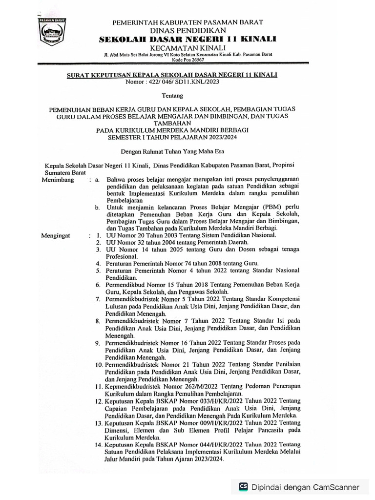 SK PBM Sariani | PDF