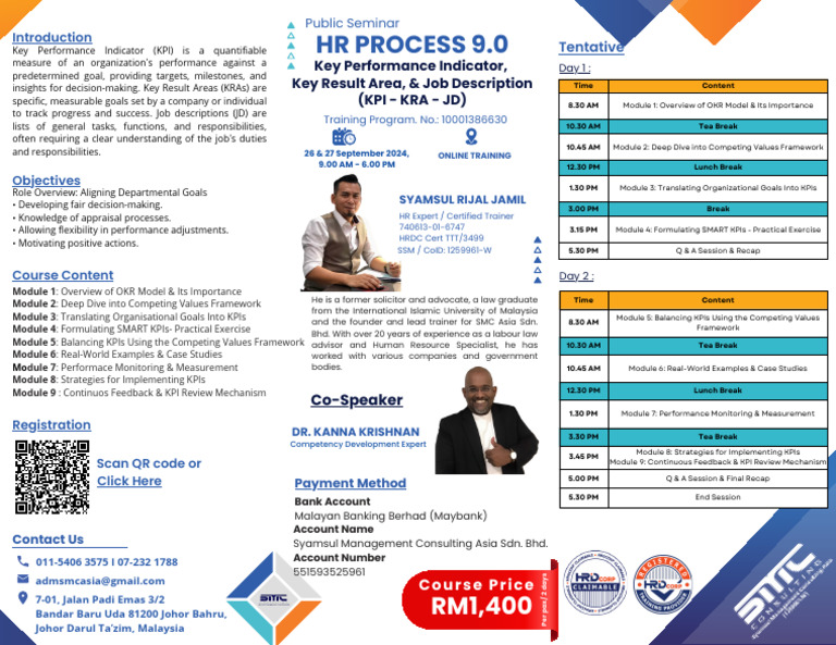 HR Process Siri 9-KPI-KRA-JD Brochure | PDF
