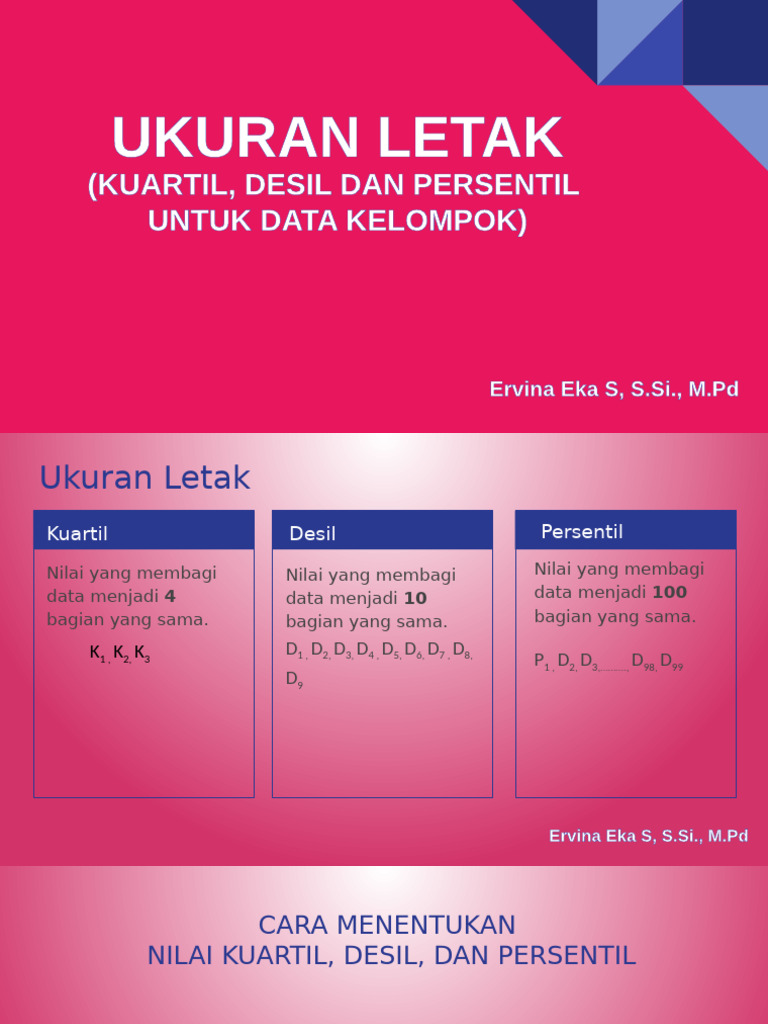 UKURAN LETAK - Data Kelompok | PDF