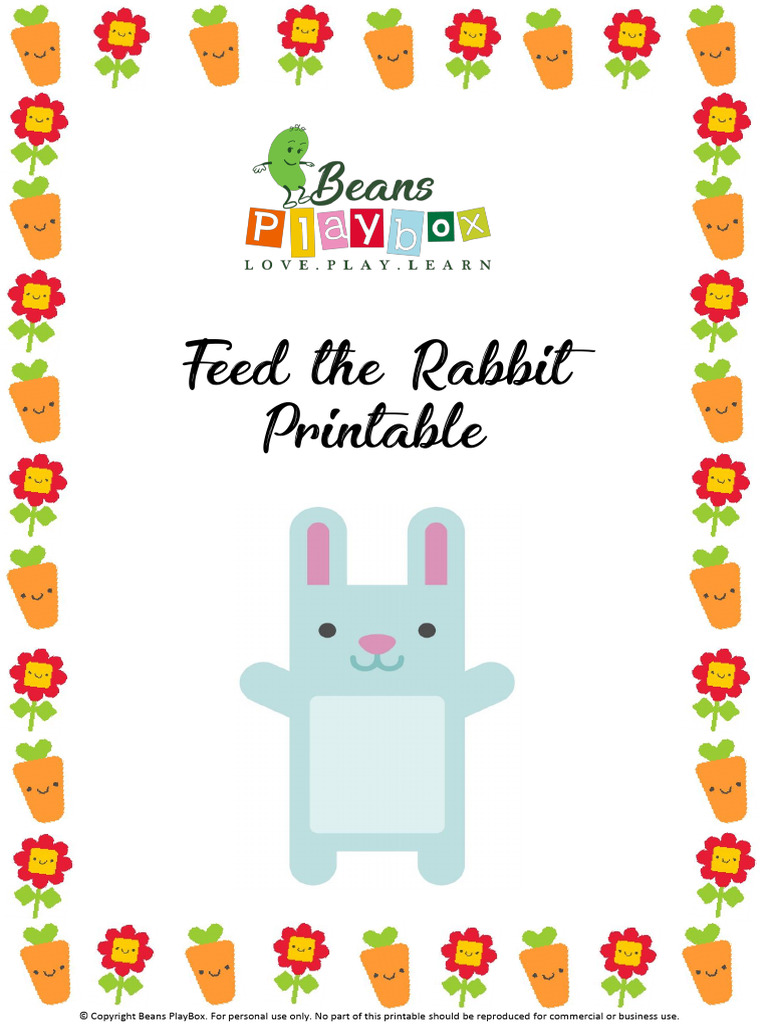 Feed The Rabbit Printable | PDF